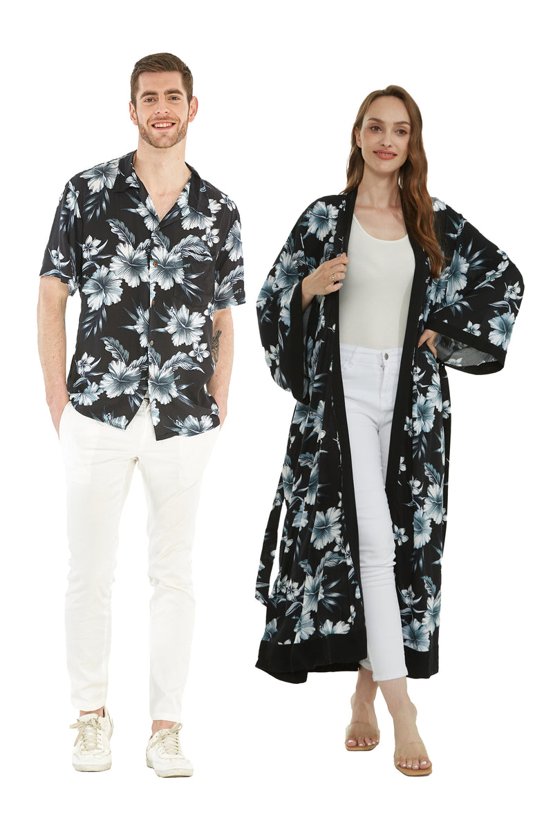 Couple Huelo Set in Midnight Bloom – Hawaii Hangover