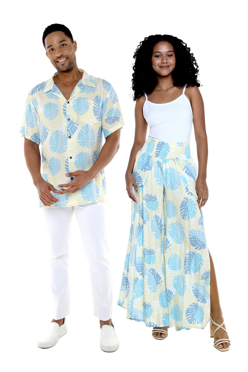 Couple Niihau Set in Pacific Palm Cream – Hawaii Hangover