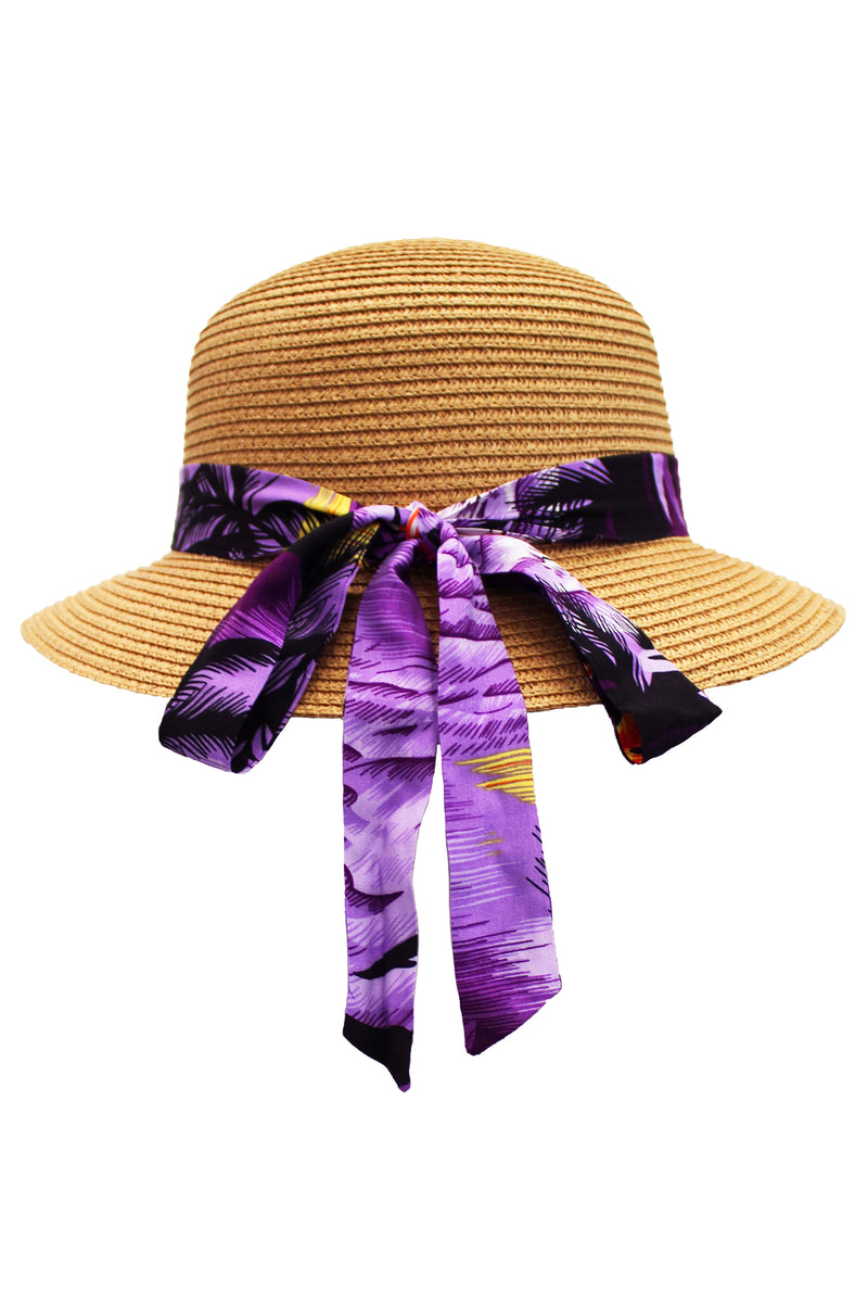 Lady Beach Sun Hat in Sunset Purple – Hawaii Hangover